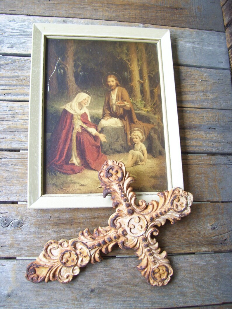 Holy Family C Bosseron OR Jesus Sacred Heart Hales Corners WI | Etsy