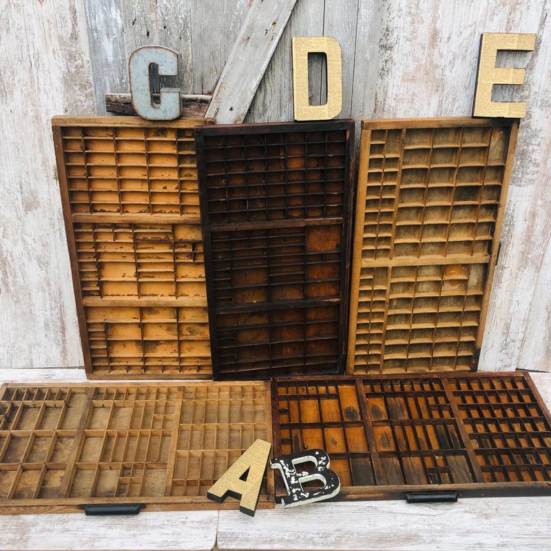 Typeset Drawer - Etsy