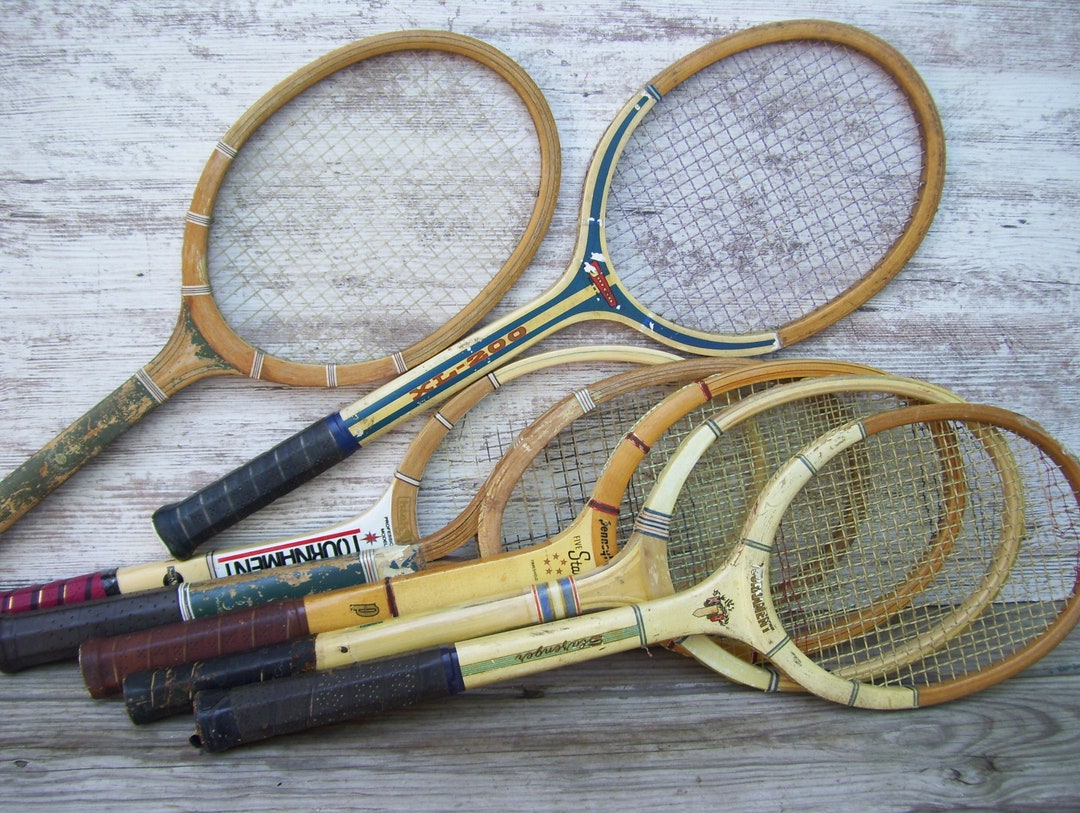 Wood Tennis Rackets Slazenger Tournament Wright Ditson All American ...