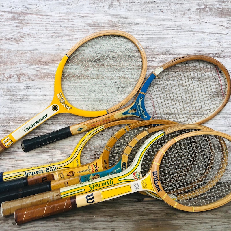 Wood Tennis Racket - Etsy