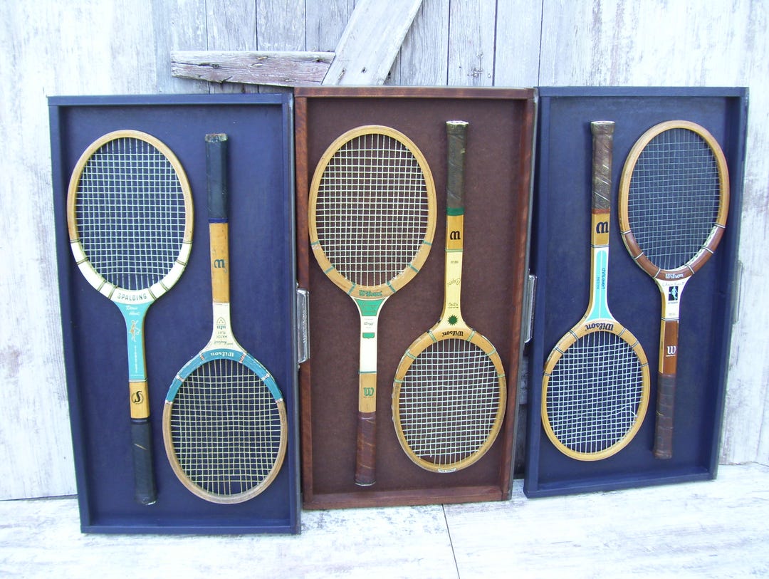 Wood Tennis Rackets Wilson Mary Hardwick Spalding Doris Hart Chris ...