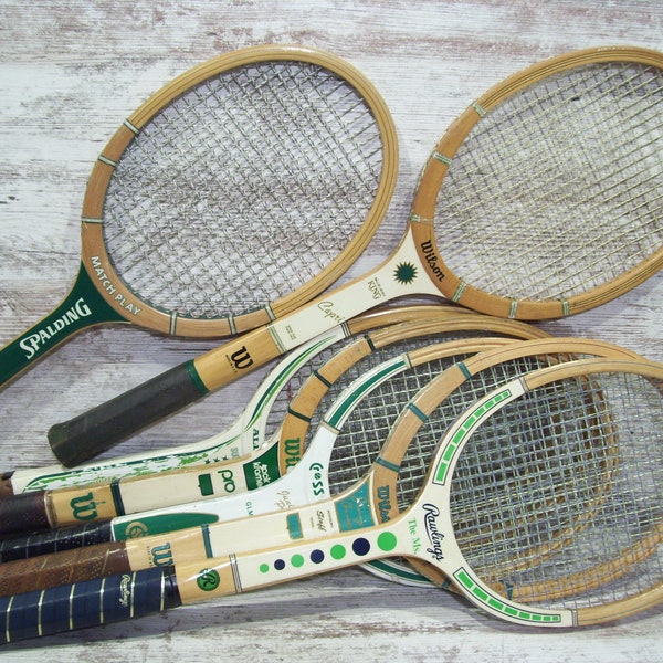 Wood Tennis Racket - Etsy