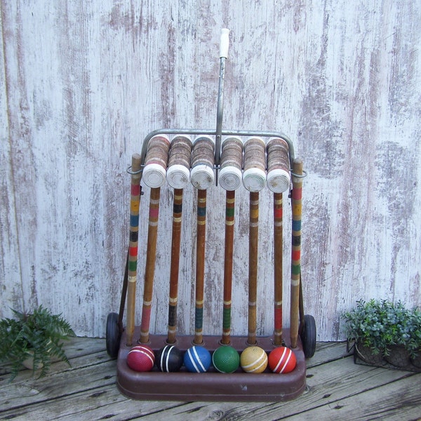 Croquet Set - Etsy