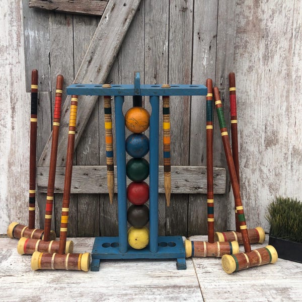 Croquet Set - Etsy