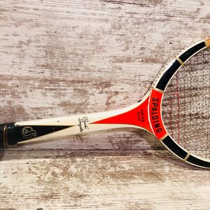 Wood Tennis Racquets Wilson Bobby Riggs Spalding Pancho Gonzales Jack ...