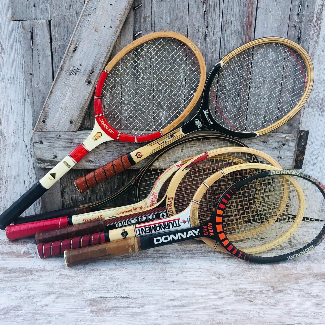 Wood Tennis Rackets Wilson Sport Donnay Bjorn Borg Pro Hugh Forgie ...