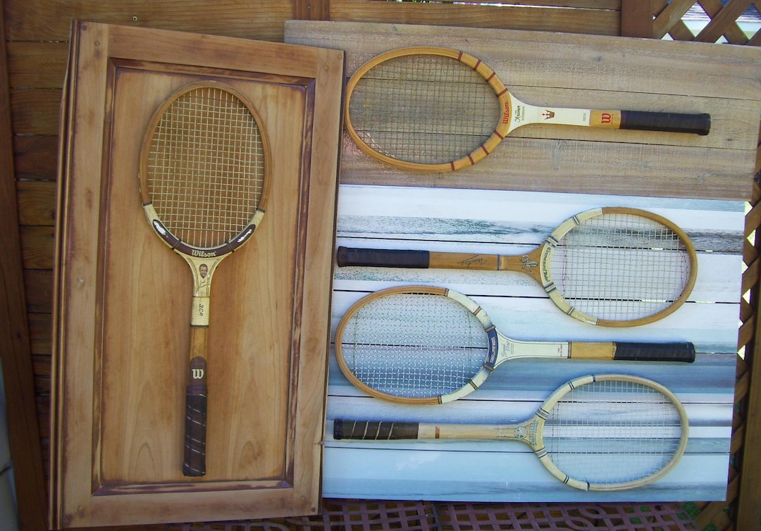 Wood Tennis Rackets Jack Kramer Autograph Ace Sure Shot Speed Star ...