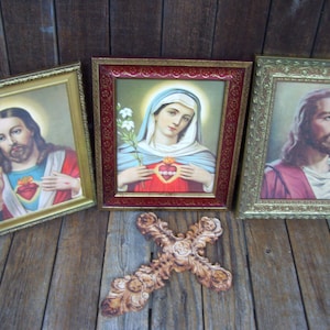 Immaculate Heart of Mary OR Jesus Bleeding Heart Stigmata of Hands and ...