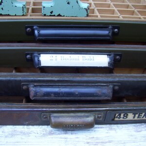 Hamilton Wood Printers Tray Wanner Typeset Drawer Letterpress Ludlow ...