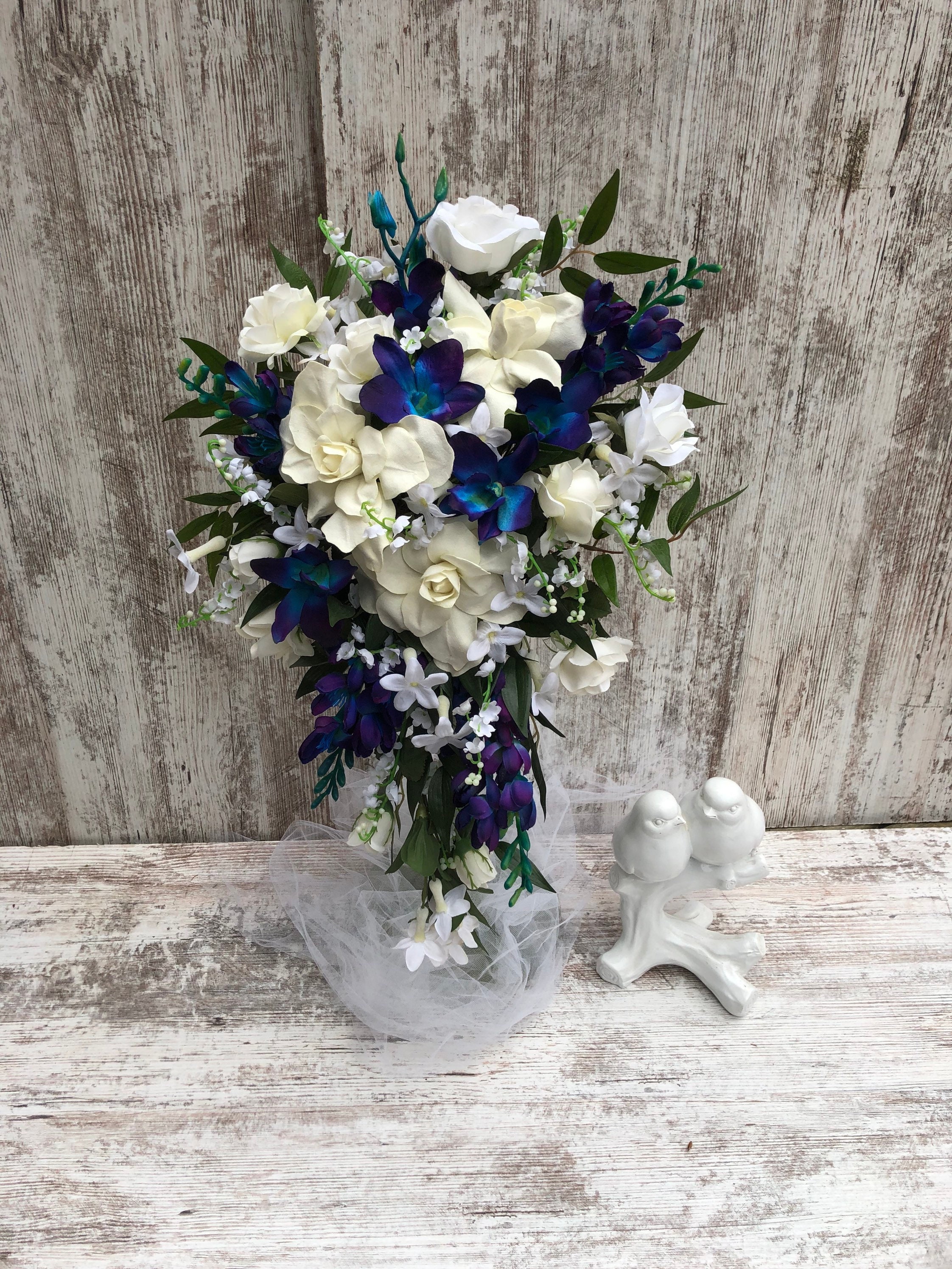 Blue Stephanotis Flowers