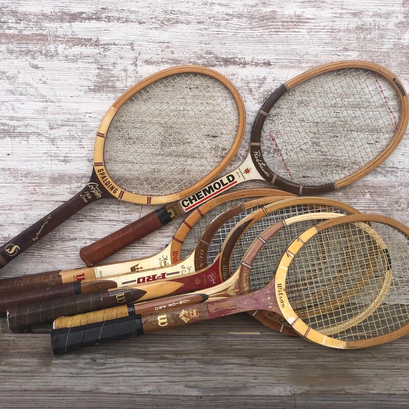 Wooden Tennis Racket - Etsy