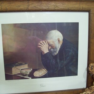 Grace by Eric Enstrom Saying Grace at Table Charles Wilden Old Man ...