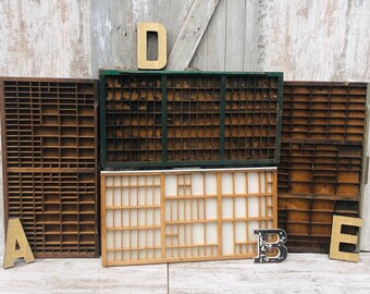 Hamilton Wood Printers Tray Wanner Typeset Drawer Letterpress Ludlow ...