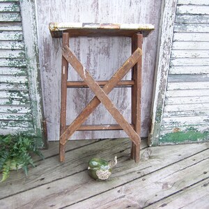 Vintage Wood Ladder Two Step Plant Stand Farmhouse Primitive - Etsy