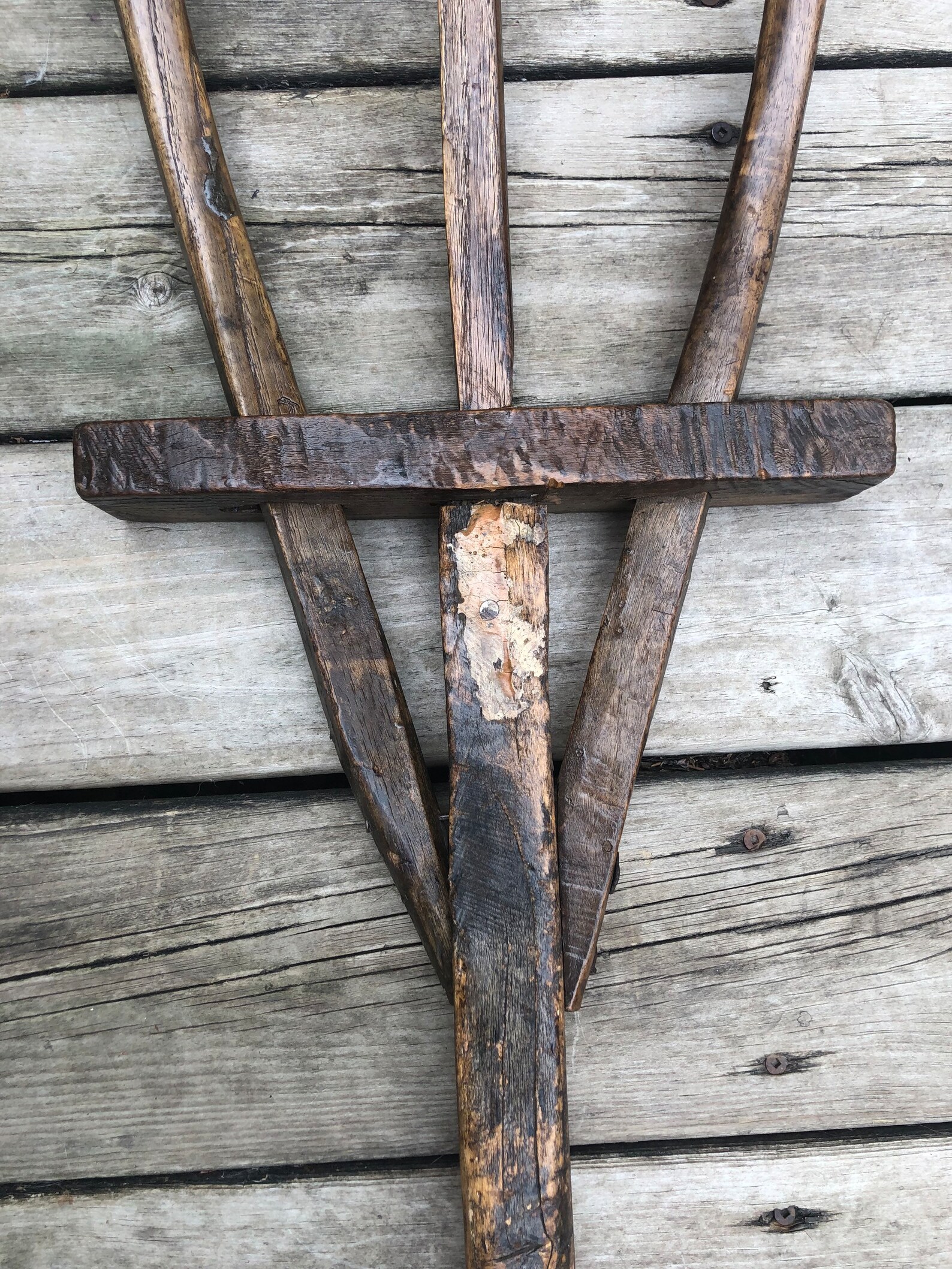 Antique Hay Fork Wooden Pitchfork Primitive Farmhouse - Etsy
