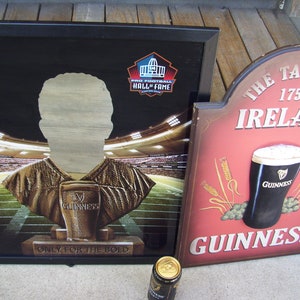 Guinness Mirror Pro Football Only for the Bold Pub Mirror Bar Decor ...