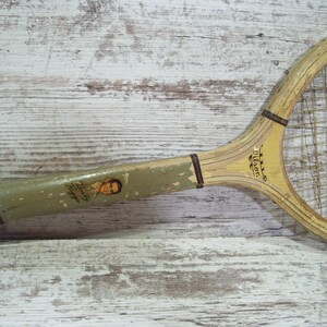 Wood Tennis Racquets Wilson Bobby Riggs Jack Kramer Bjorn Borg Bancroft ...