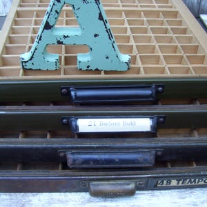 Hamilton Wood Printers Tray Wanner Typeset Drawer Letterpress Ludlow ...