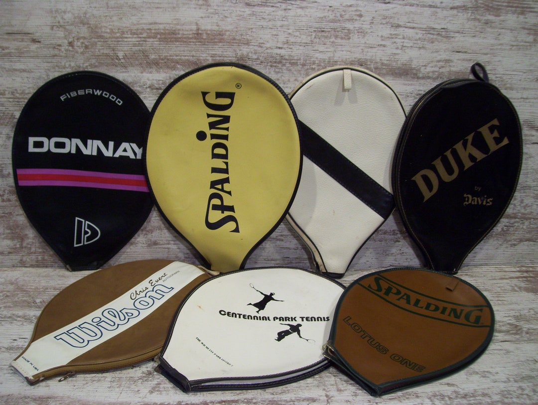 Wood Tennis Racket Cover Vinyl Chris Evert Donnay Davis - Etsy