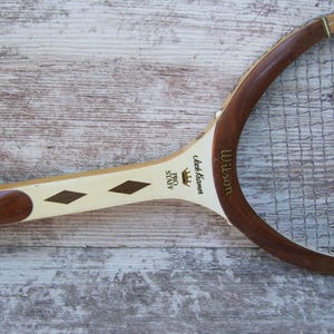 Wood Tennis Racquets Wilson Bobby Riggs Jack Kramer Bjorn Borg Bancroft ...