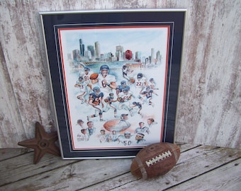 1988 Chicago Times Poster Michael Jordan Walter Payton Andre - Etsy