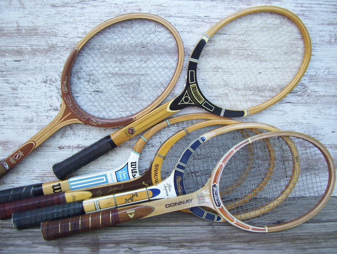 Wood Tennis Racquet Wilson Chris Evert Lloyd Budge VINTAGE MINT Donnay ...