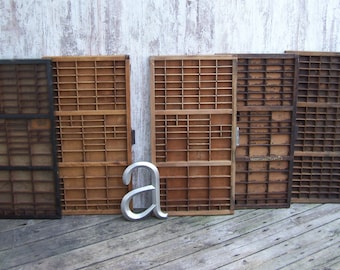 Hamilton Wood Printers Tray Wanner Typeset Drawer Letterpress Ludlow ...