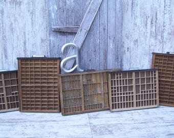 Hamilton Wood Printers Tray Wanner Typeset Drawer Letterpress Ludlow ...