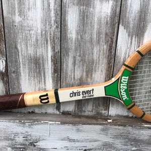 Wood Tennis Racket Wilson Stan Smith Pancho Gonzales Slazenger Dynamic ...