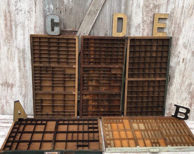 Hamilton Mfg Co Wood Printers Typeset Drawer Letterpress Printer Tray ...