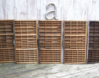 Hamilton Wood Printers Tray Wanner Typeset Drawer Letterpress Ludlow ...