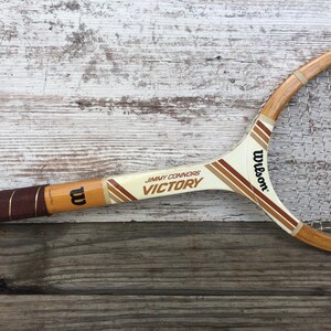Wood Tennis Racquets Wilson Bobby Riggs Spalding Pancho Gonzales Jimmy ...