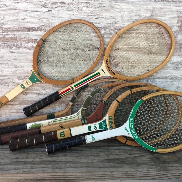 Wooden Tennis Racket - Etsy