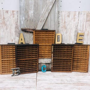 Hamilton Wood Printers Tray Wanner Typeset Drawer Letterpress Curio ...