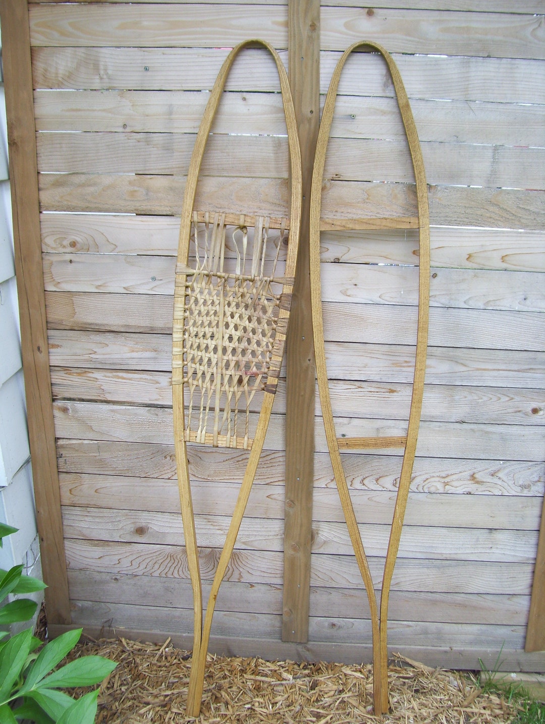Torpedo Wooden Snowshoes Cabin Decor Wood Snow Shoes Mountain Cabin ...