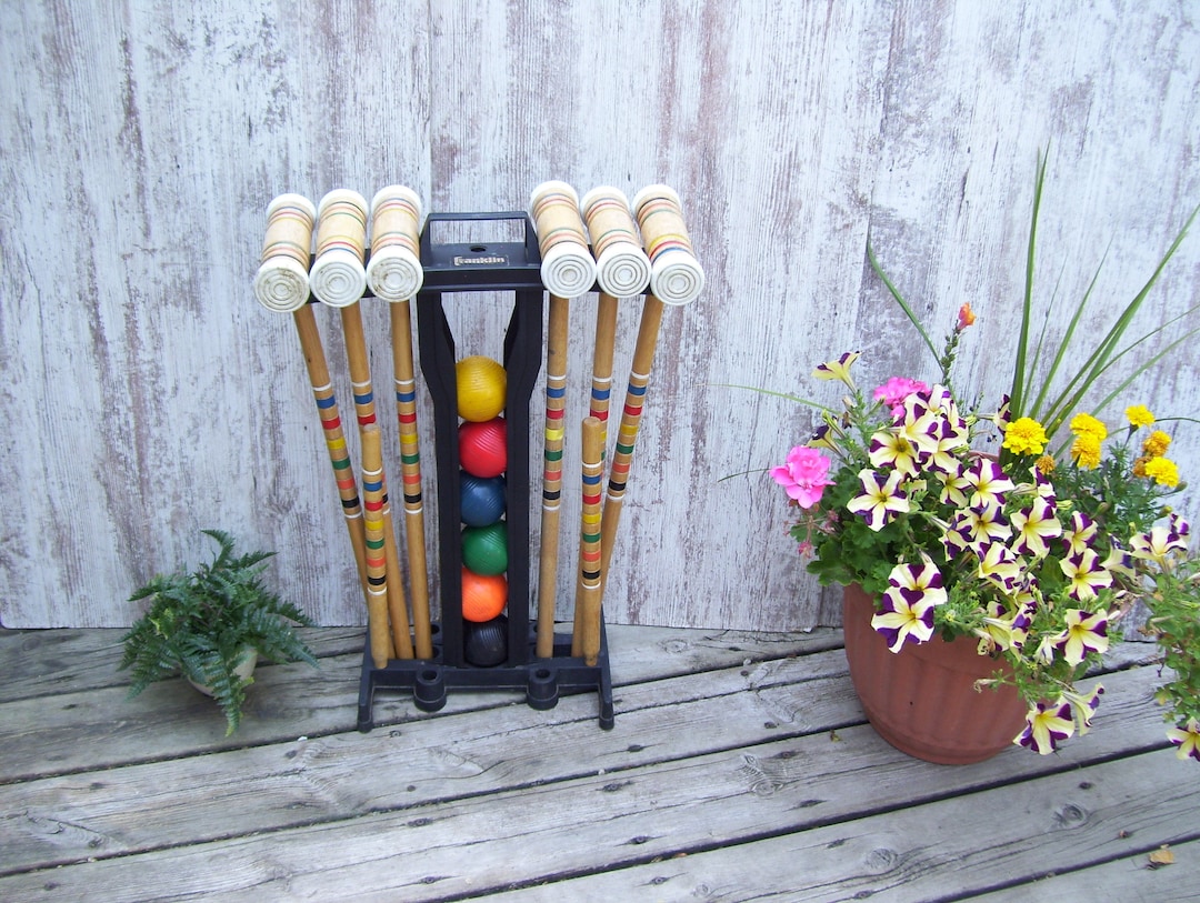 Franklin Croquet Set 6 Player Complete Lawn Games - Etsy