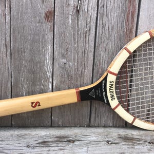 Wood Tennis Racquets Wilson Bobby Riggs Spalding Pancho Gonzales Jack ...