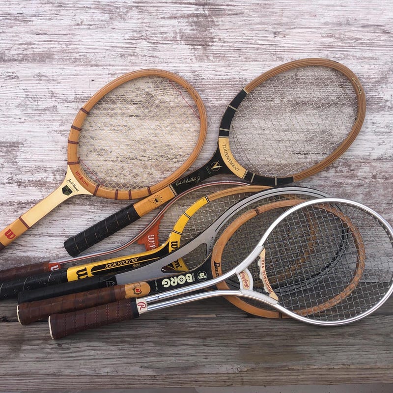 Wooden Tennis Racket - Etsy