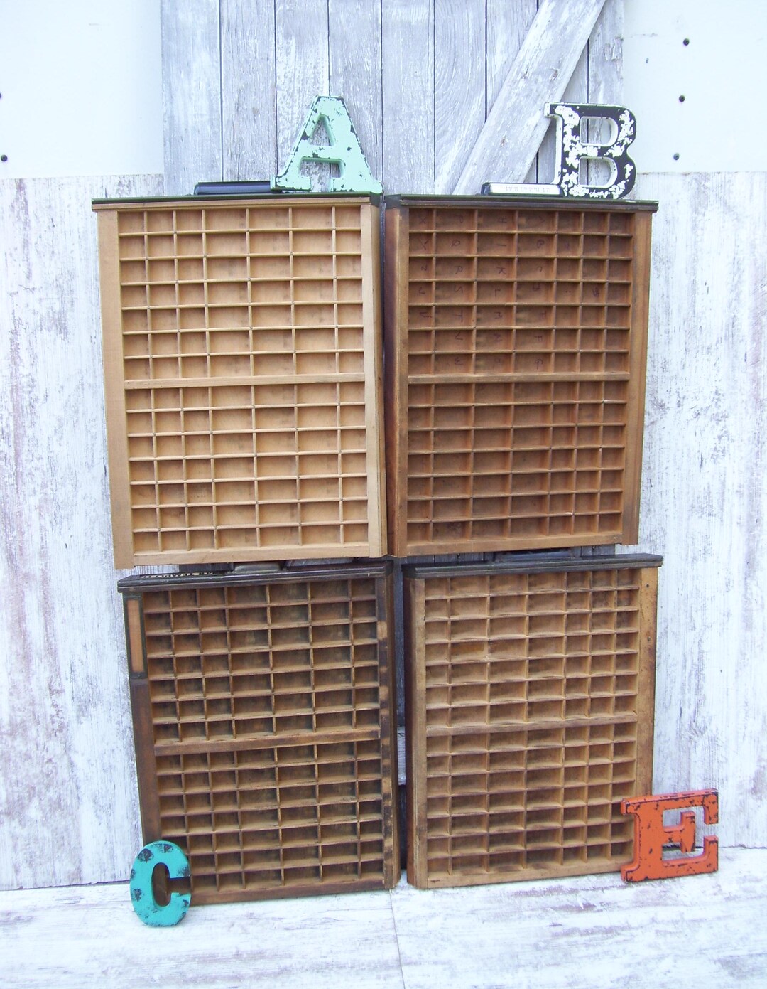 Hamilton Wood Printers Tray Wanner Typeset Drawer Letterpress Ludlow ...