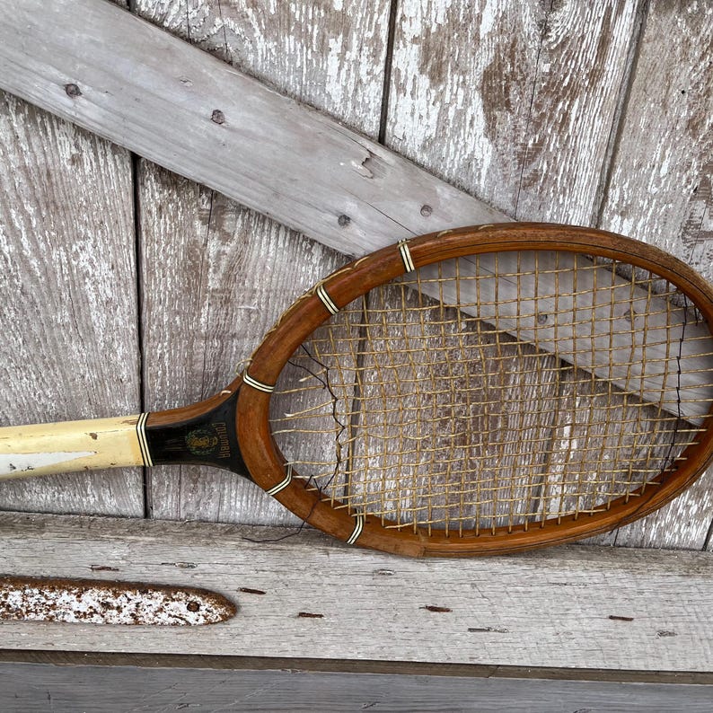 Wood Tennis Racquets Spalding La Vitess Mcclurg Bancroft Davis Columbia ...