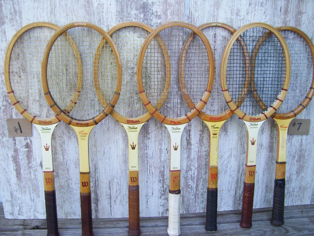 Wood Tennis Rackets Wilson Jack Kramer Autograph Mens Tennis Pro Wooden ...