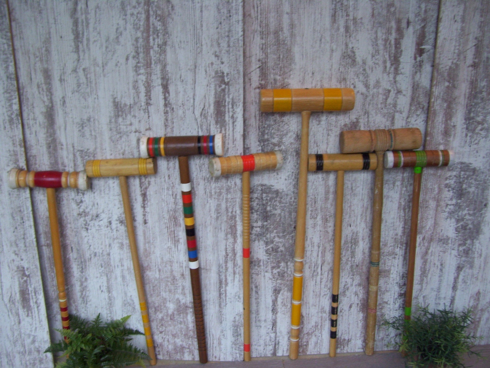 Croquet Wood Mallet Sports Decor Lawn Game Single Wooden | Etsy