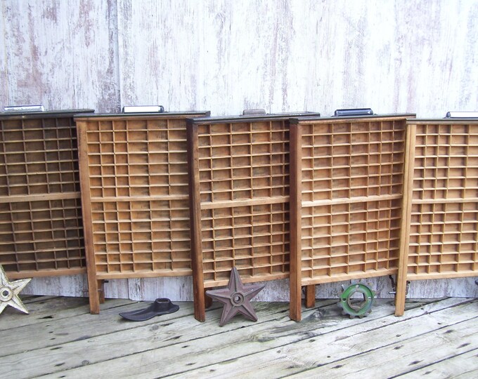 Hamilton Wood Printer Typeset Drawer Letterpress With Sections Shorter ...