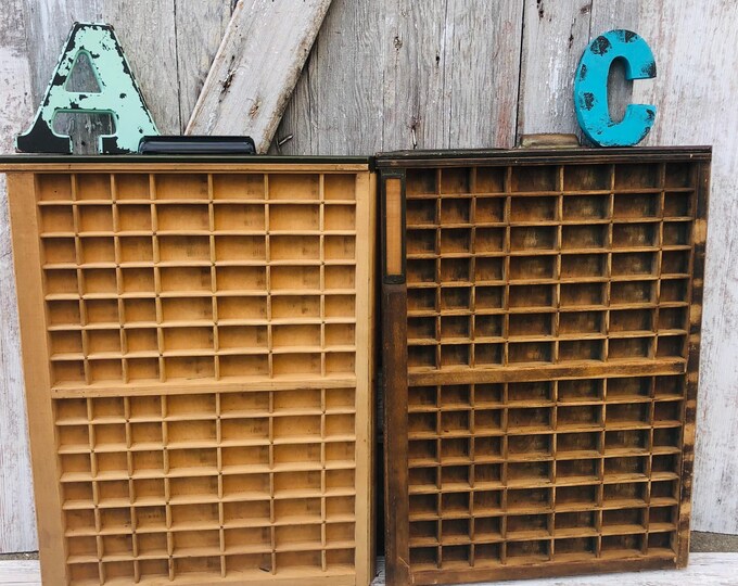 Hamilton Wood Printers Tray Wanner Typeset Drawer Letterpress Ludlow ...