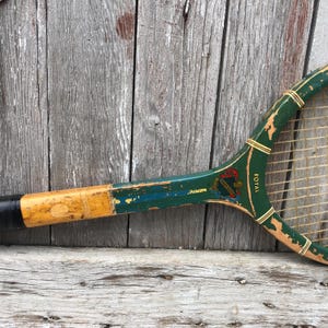 Wood Tennis Racket Wilson Stan Smith Pancho Gonzales Slazenger Dynamic ...