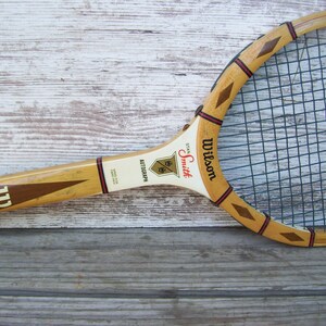 Wood Tennis Racquets Wilson Bobby Riggs Jack Kramer Bjorn Borg Bancroft ...