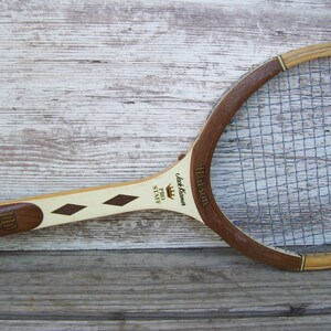 Wood Tennis Racquets Wilson Bobby Riggs Jack Kramer Bjorn Borg Bancroft ...