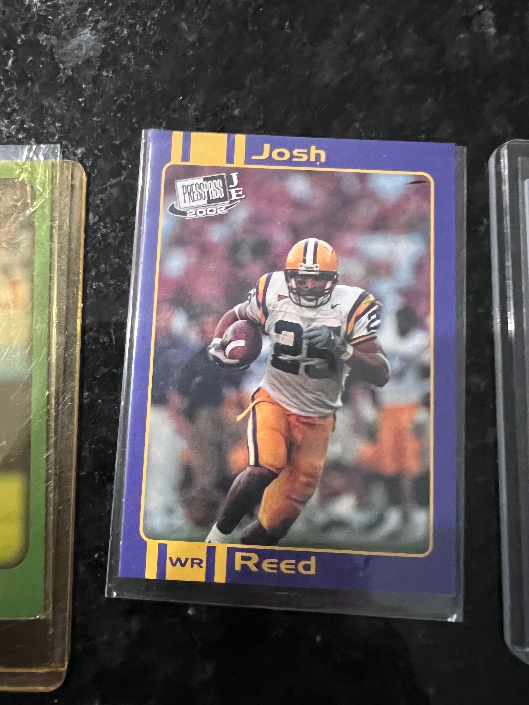 Memorabilia Collectibles Art & Collectibles 3 Josh Reed Football Cards ...