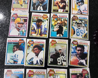 1979 Topps Football Cards - Etsy