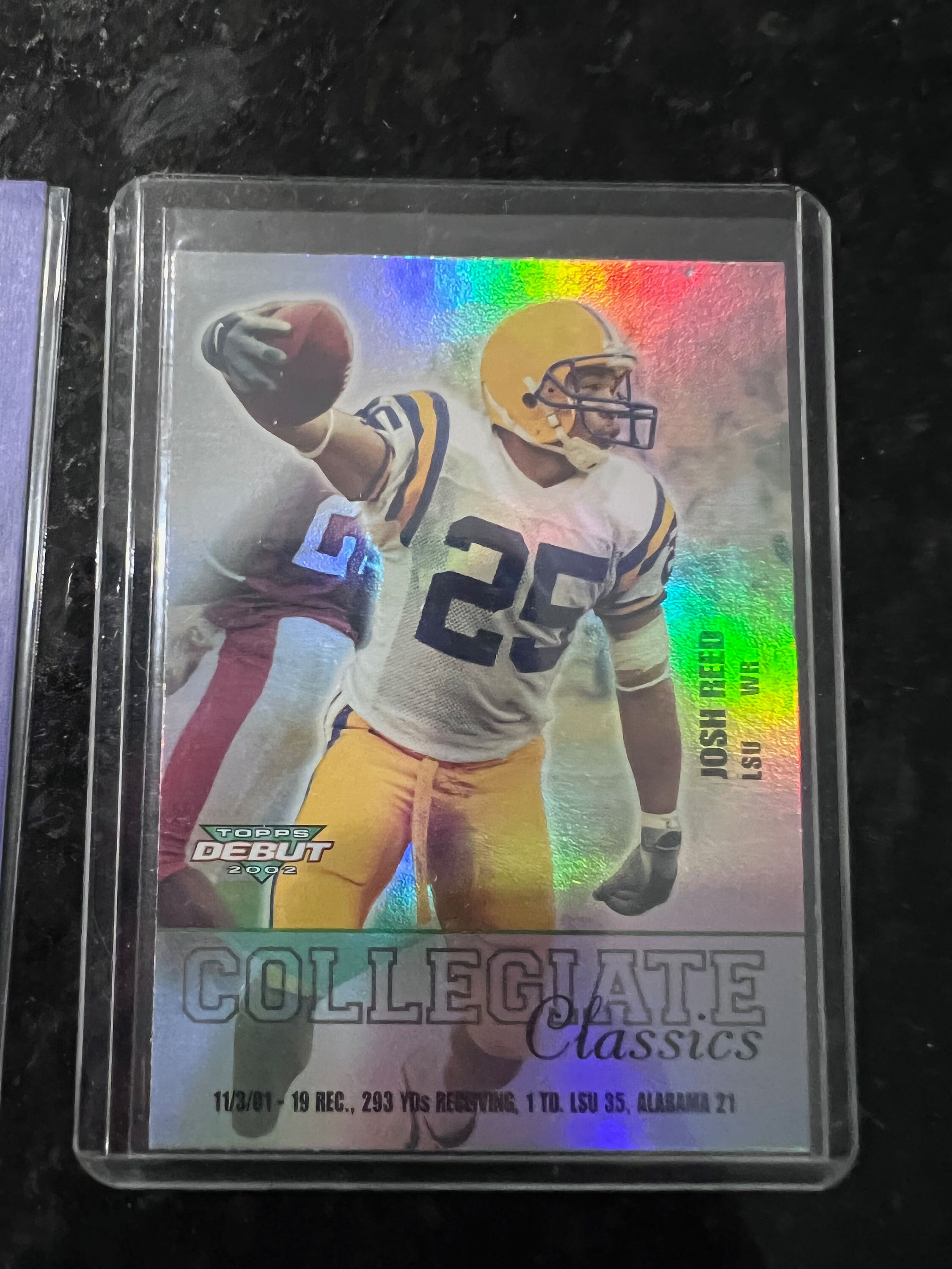 Memorabilia Collectibles Art & Collectibles 3 Josh Reed Football Cards ...